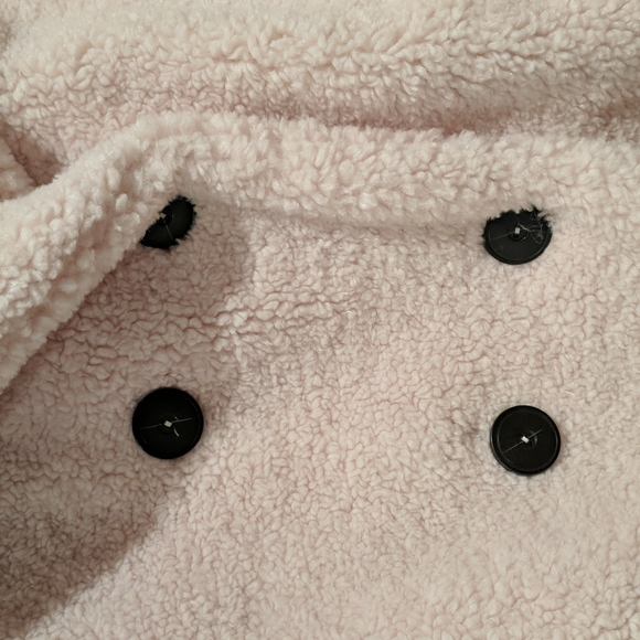 Mango | Jackets & Coats | Mango Double Breasted Short Teddy Jacket ...